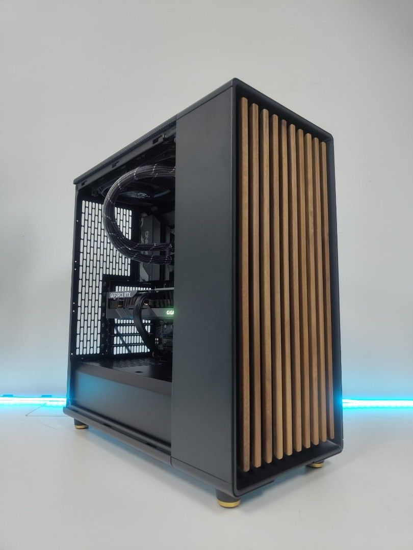 FRACTAL NORTH CHARCOAL Custom Gaming PC - RYZEN 7 7800X3D + RTX 4070 TI ...