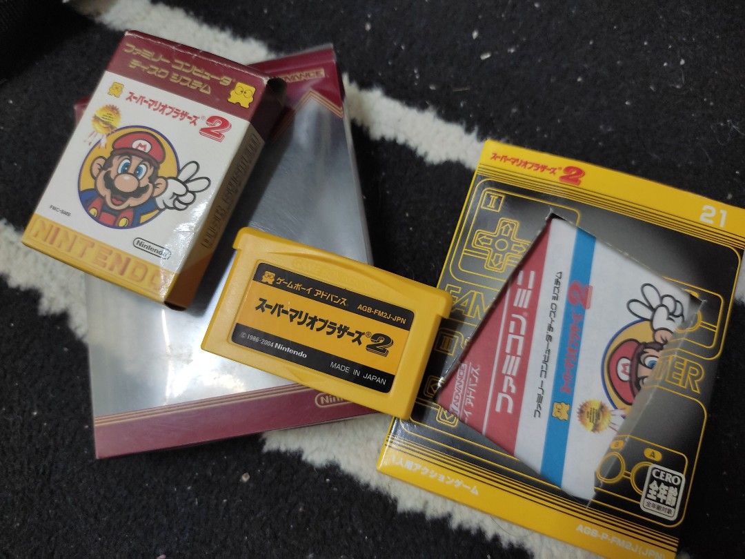 GBA Famicom Mini Super Mario Bros 2, Video Gaming, Video Games ...