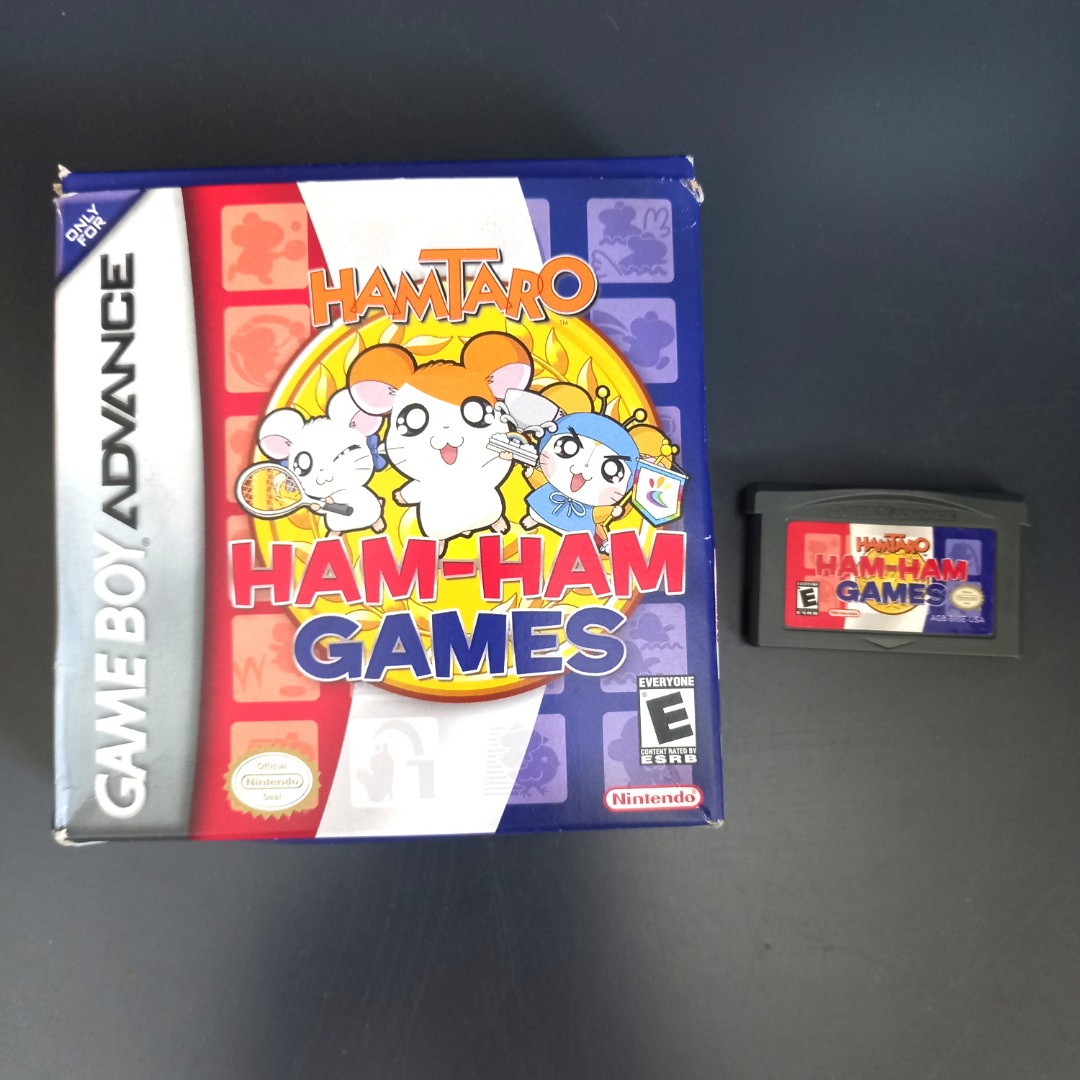 Hamtaro Ham-ham Games cartridge - Gameboy Advance SP, Video Gaming ...