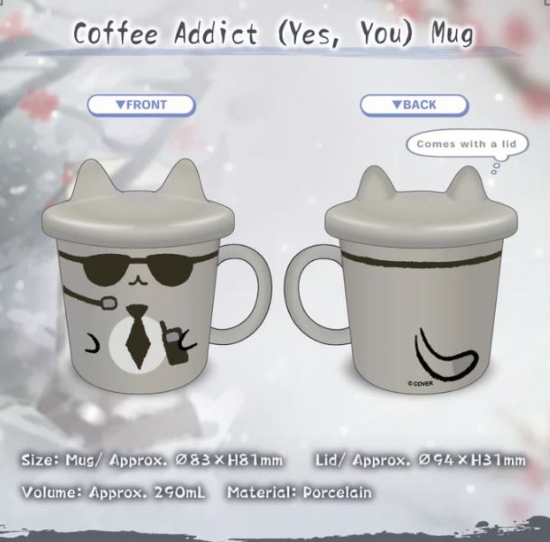 Hololive Vestia Zeta Addict Mug 2023 Birthday Celebration, Hobbies ...