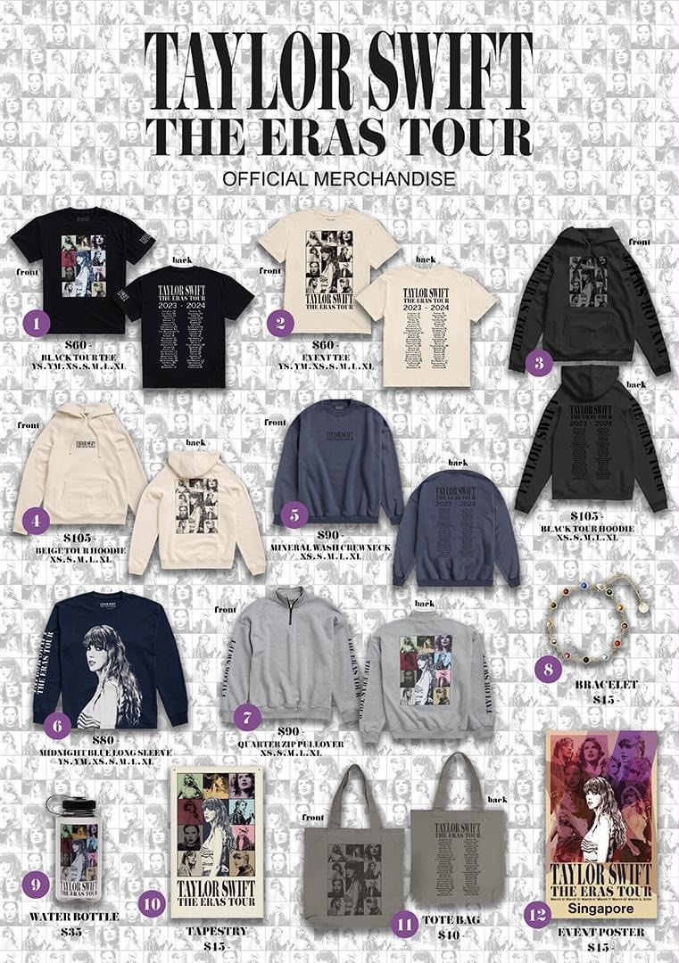 HTB 29 Feb Taylor Swift The Eras Tour Official Merch, Hobbies & Toys ...