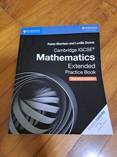 Cambridge IGCSE mathematics (0607) Extended Second Edition, Hobbies ...