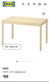 IKEA Glasholm "Love" table, Furniture & Home Living, Furniture, Tables ...