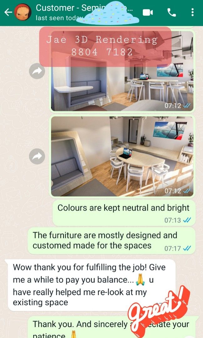 Interior Design 3D Rendering - Premium High Quality Drafting, HDB Condo Landed Property, Home ...