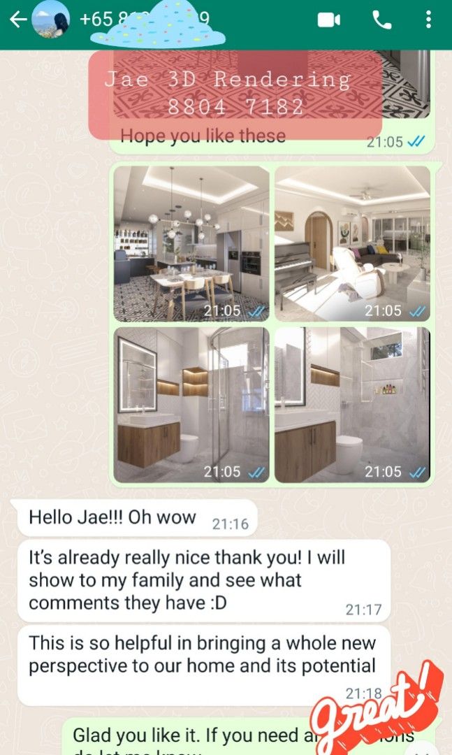 Interior Design 3D Rendering - Premium High Quality Drafting, HDB Condo ...