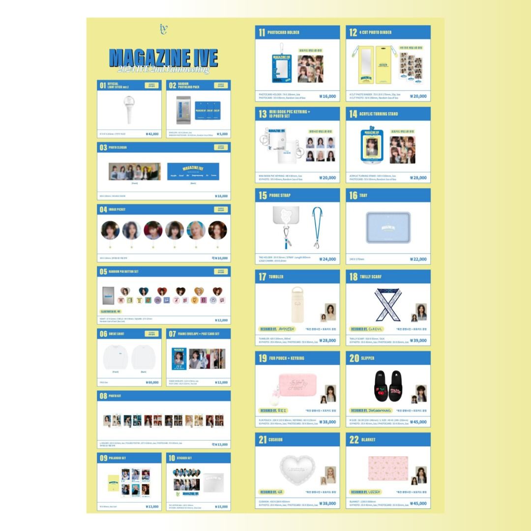 IVE - 2024 IVE 2nd FANMEETING 'MAGAZINE IVE' OFFICIAL MD | Anyujin Gaeul Rei Wonyoung Liz Leeseo ...
