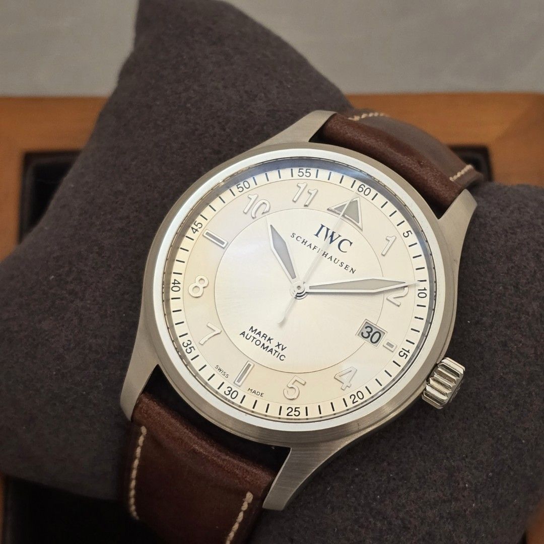 IWC 萬國 mark xv pilot 38mm ref.IW325313, 名牌, 手錶 - Carousell