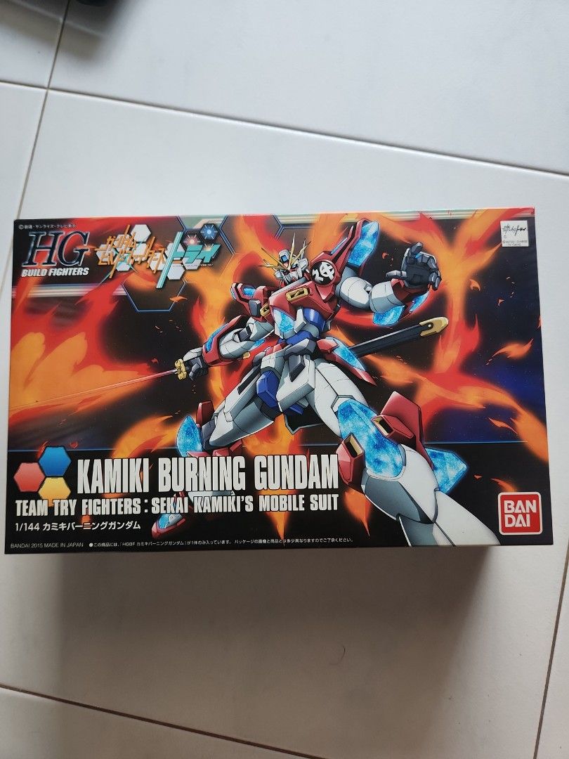 Kamiki Burning Team Try Fighters, Hobbies & Toys, Toys & Games on Carousell