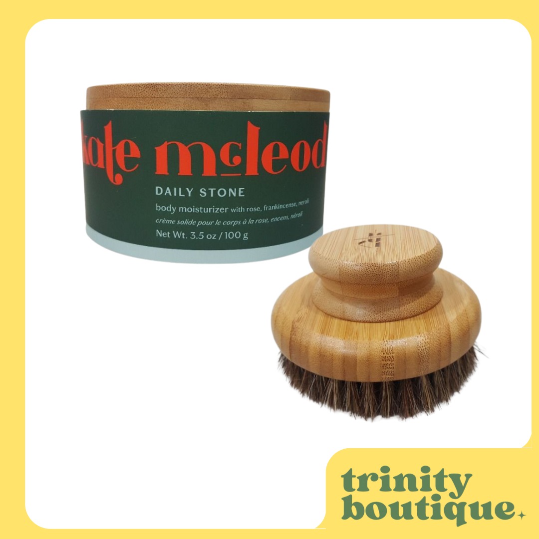 Daily Stone | Lotion Bar with Dry Brush, Beauty & Personal Care, Bath ...