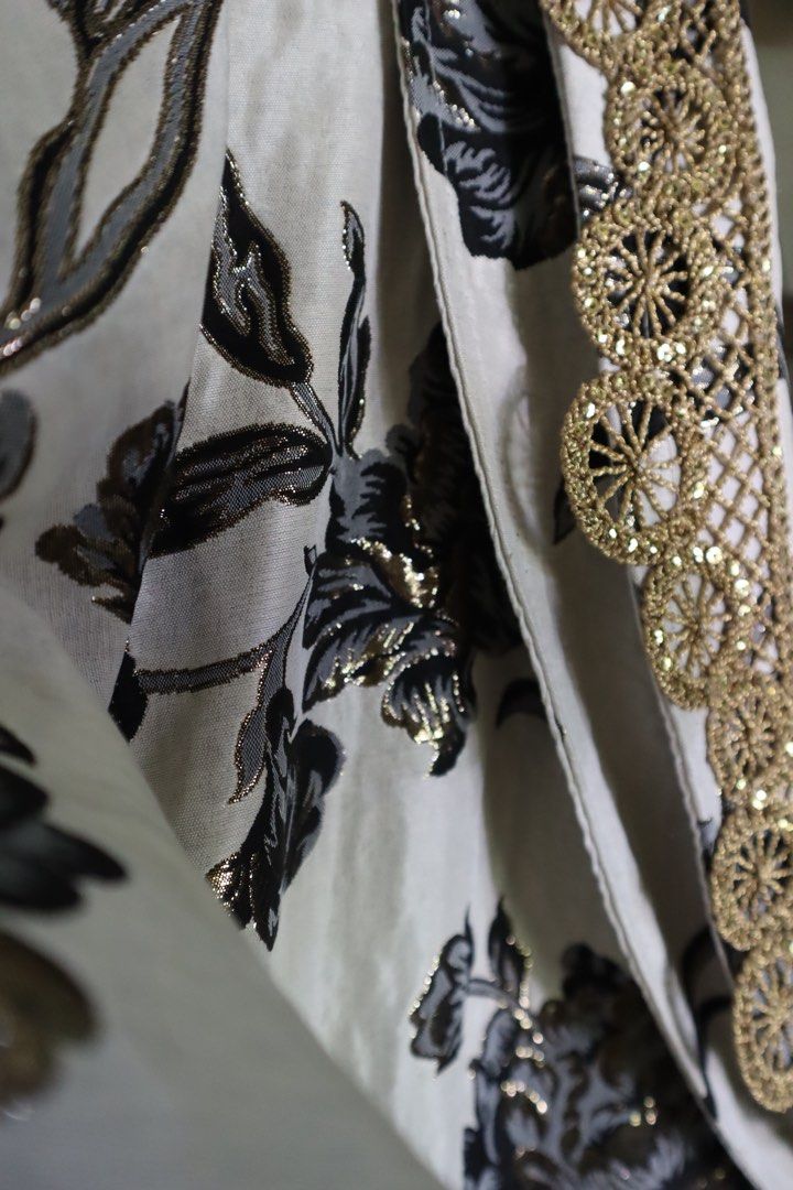 Kimono Abaya Dress from Kuwait Gold Embroidery Raya 2025, Women's ...