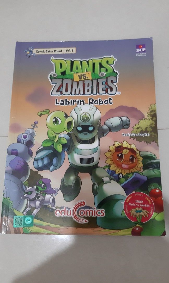 Komik Plants vs Zombies Labirin Robot, Buku & Alat Tulis, Buku Anak ...