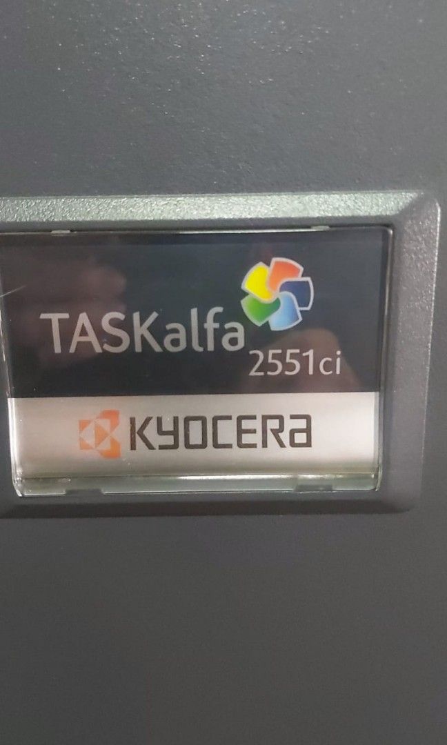 Kyocera color Copier : TASKalfa 2551ci - all in one, Computers & Tech ...