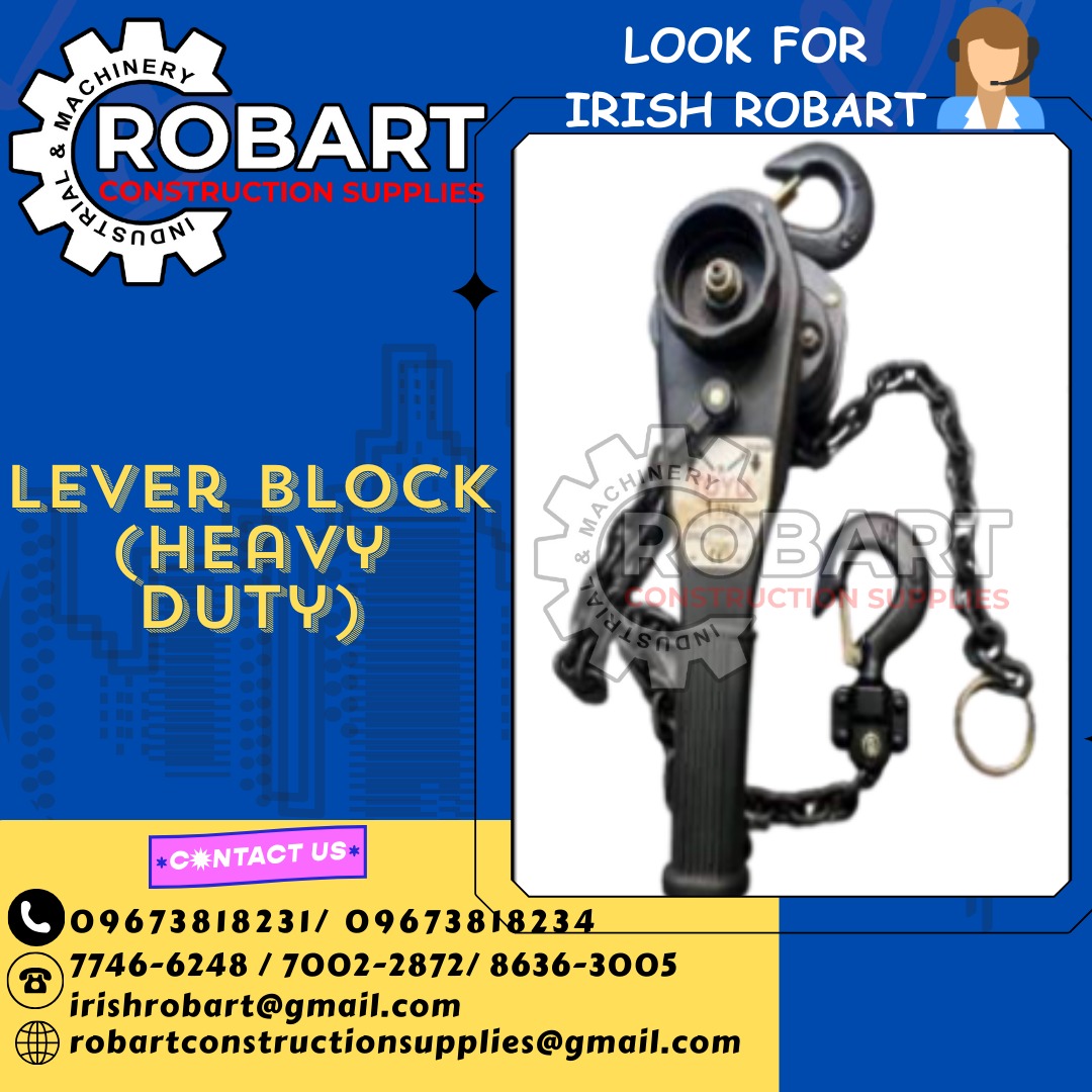 Lever Block (Heavy Duty), Commercial & Industrial, Construction Tools ...