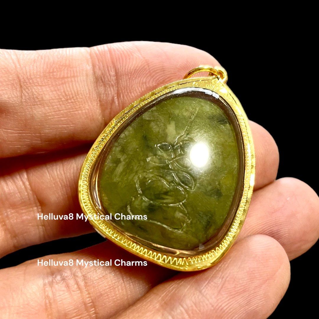 LP Yod Phra Pidta MahaLap Wat Kaeo Charoen BE 2535 Nur Hin Kaea “Jade ...
