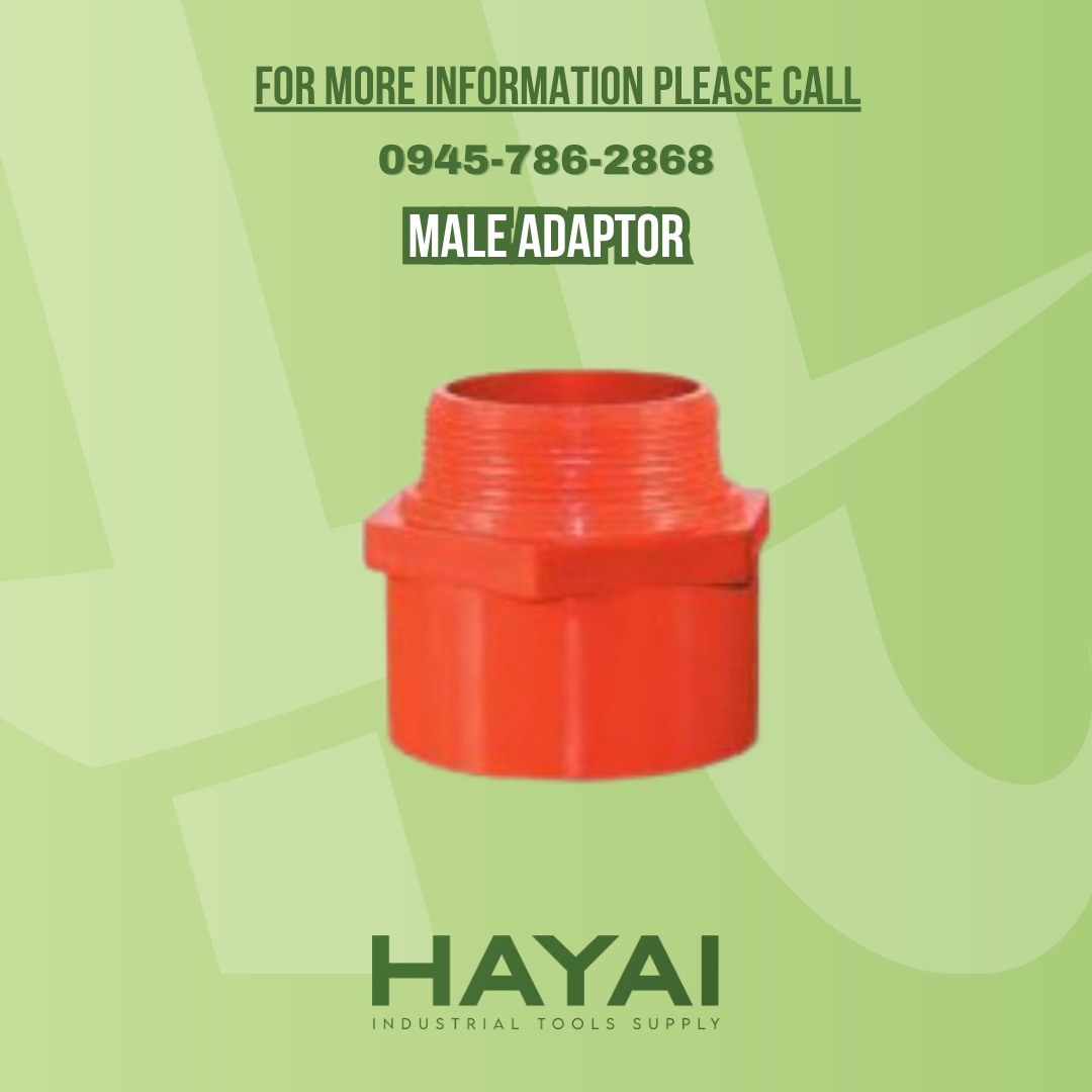 Male Adaptor, Commercial & Industrial, Industrial Equipment on Carousell