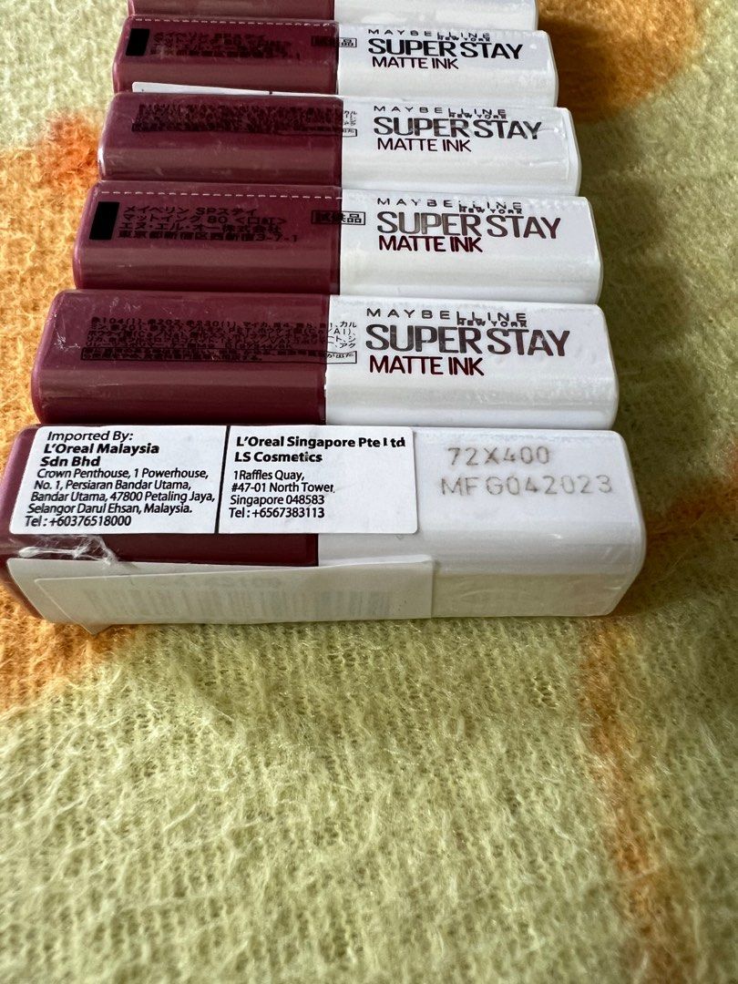 Maybelline Superstay Matte Ink shade 80 Ruler 2.7ml ( sample size ...