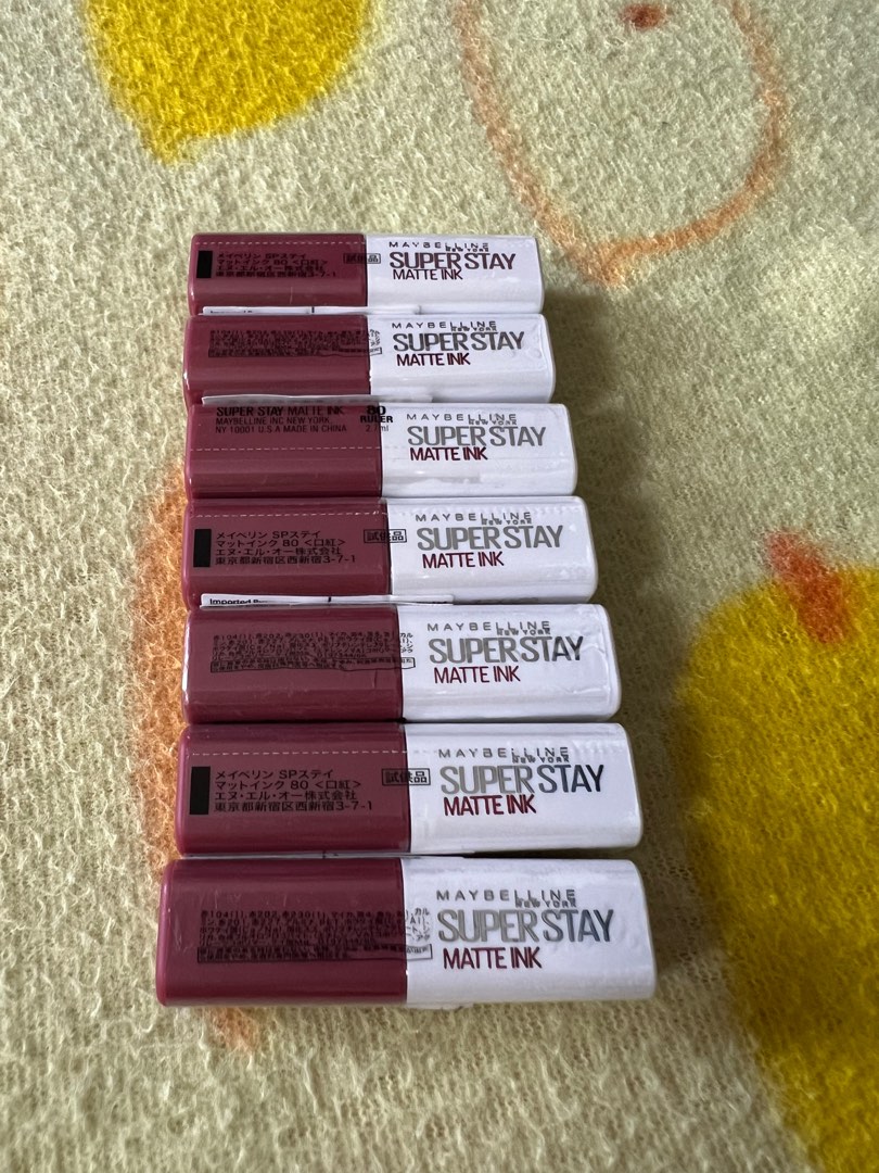 Maybelline Superstay Matte Ink shade 80 Ruler 2.7ml ( sample size ...
