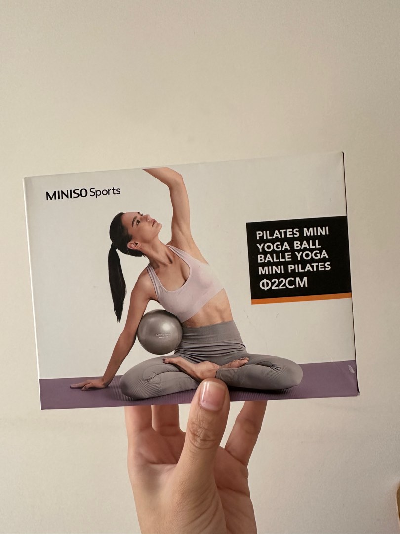 Pilates Ball from Miniso, Sports Equipment, Exercise & Fitness, Toning ...