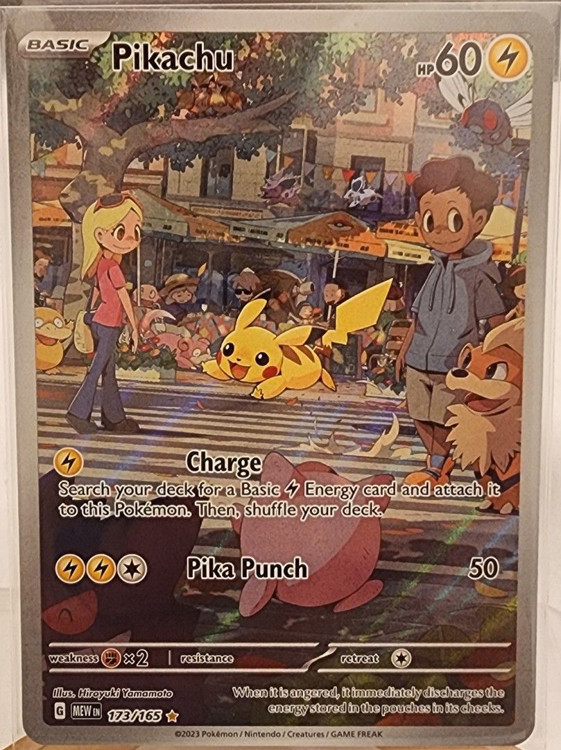 Pokemon TGC S&V 151 Pikachu IR, Hobbies & Toys, Toys & Games on Carousell