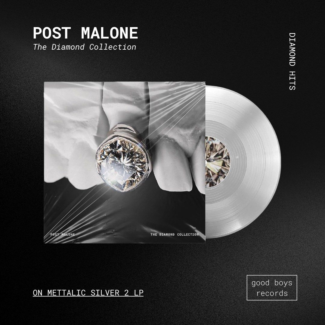 Post Malone - The Diamond Collection, Hobbies & Toys, Music & Media ...