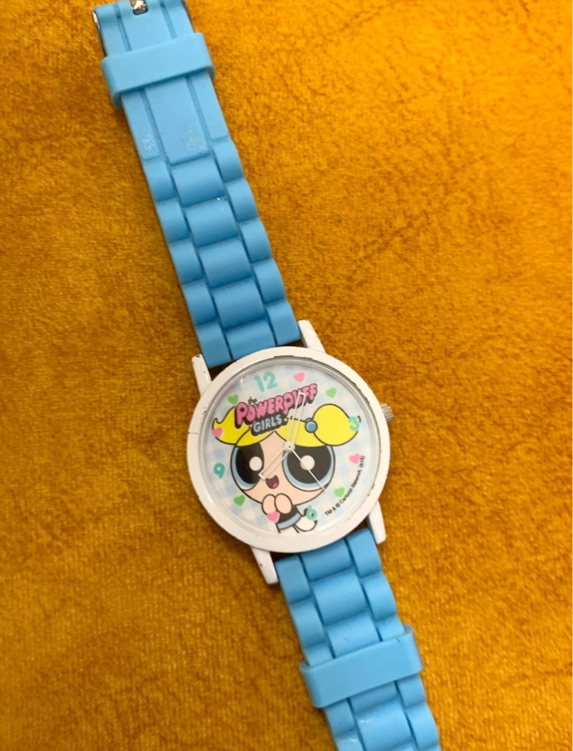 Powerpuff Girls blue watch jam tangan, Women's Fashion, Watches ...