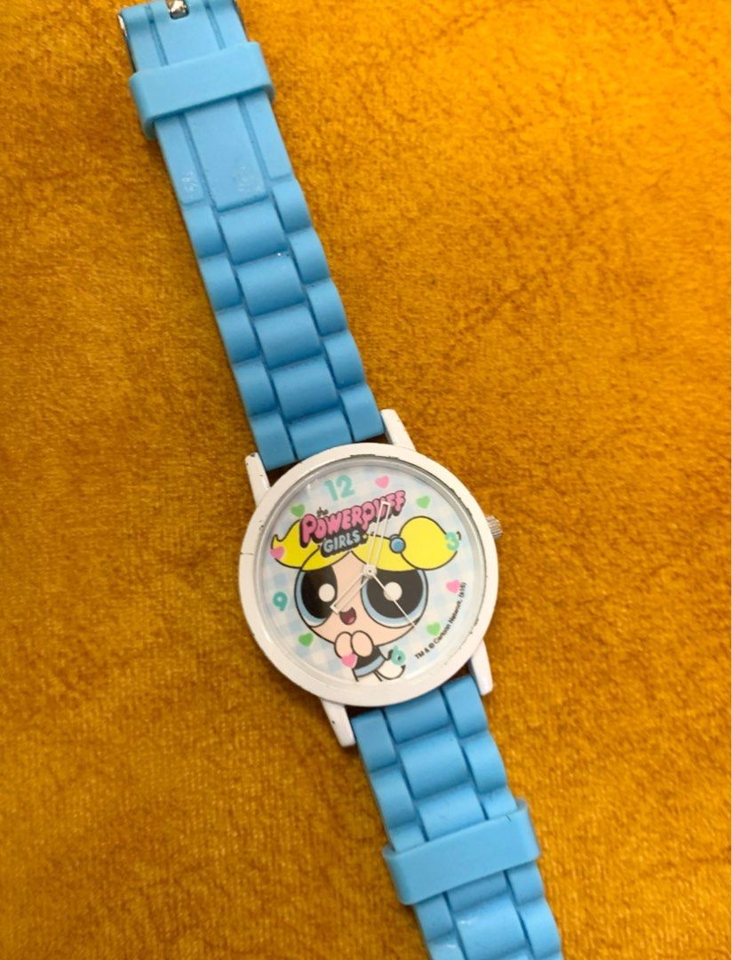 Powerpuff Girls blue watch jam tangan, Women's Fashion, Watches ...