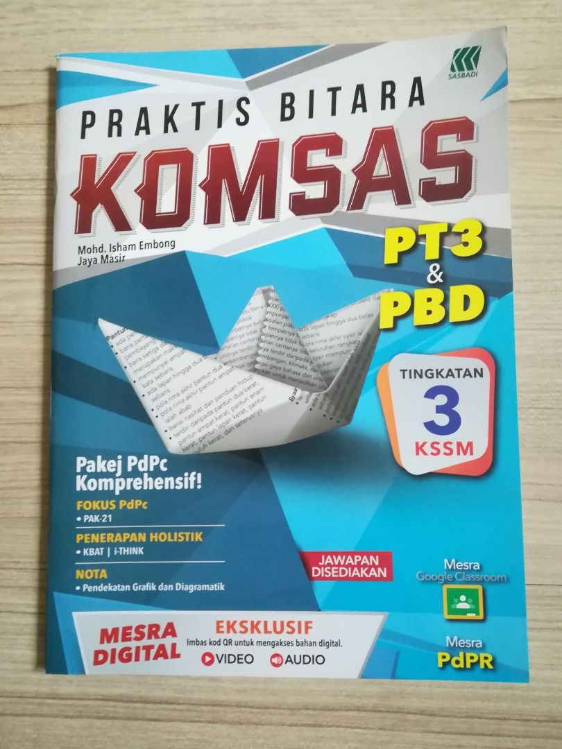 Praktis Bitara Komsas PT3&PBD Tingkatan 3, Hobbies & Toys, Books ...