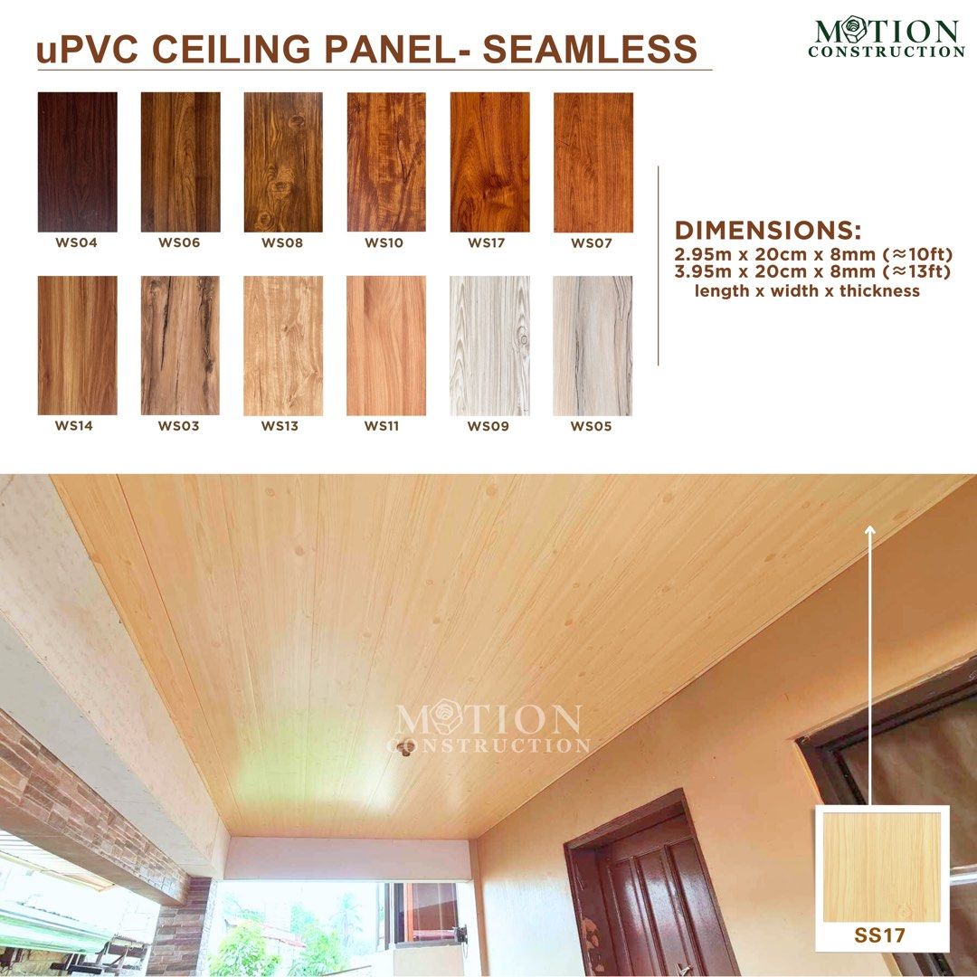 PVC CEILING PANEL DIRECT BODEGA/PLANTA‼️, Furniture & Home Living, Home ...