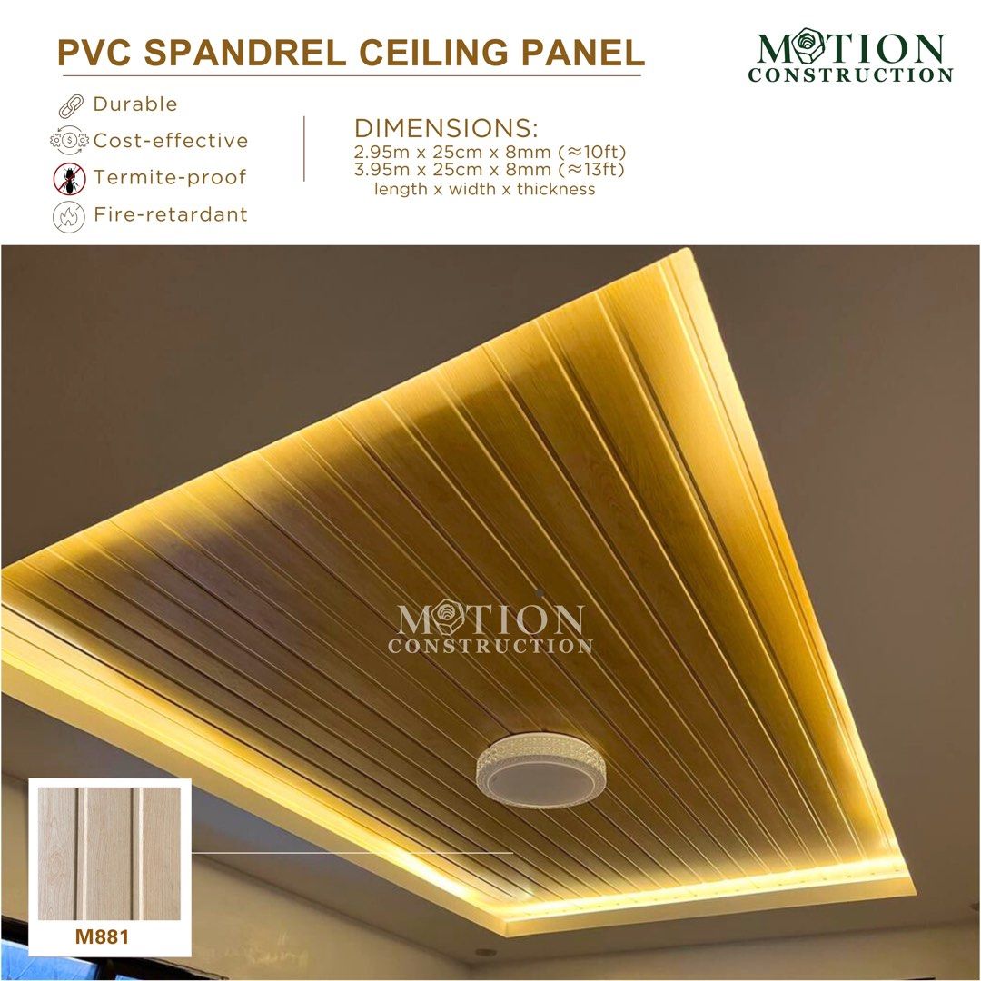 PVC CEILING PANEL DIRECT PLANTA, Furniture & Home Living, Home ...