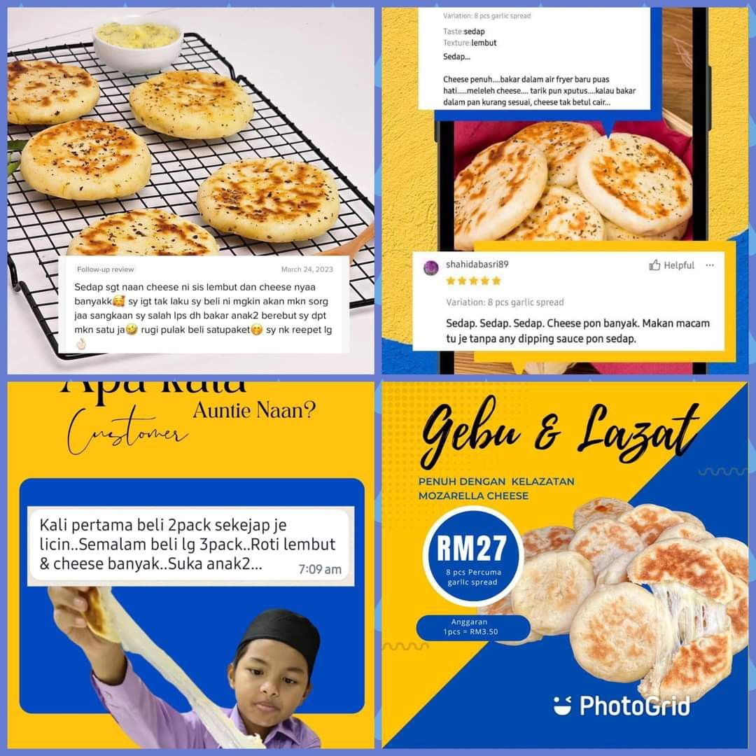 Roti auntie Nan cheese, Food & Drinks, Chilled & Frozen Food on Carousell