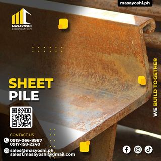 Sheet Pile | Retaining Wall | Construction Materials | Pile, Commercial ...