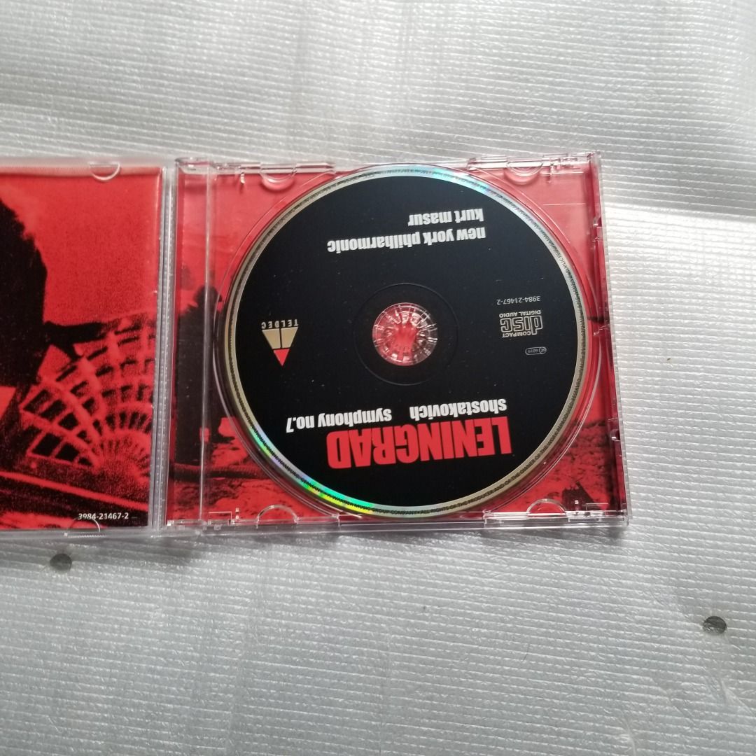 Shostakovich - Symphony No.7 (Masur, Teldec德國版), 傢俬＆家居, 其他, 家居改善及收納用品 ...