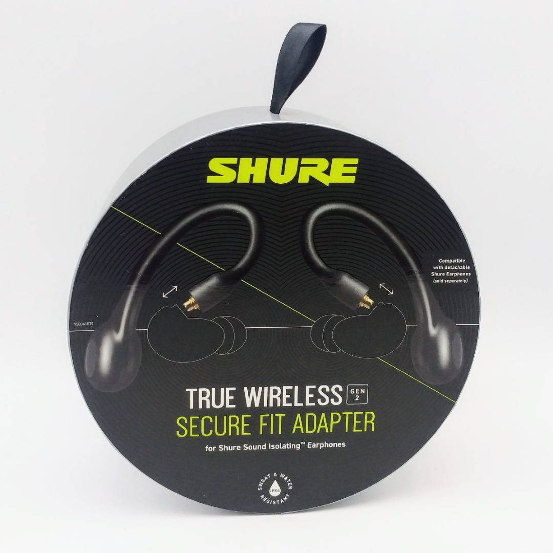 SHURE RMCE-TW2 完全無線適配器（第二代）耳掛式 MMCX IPX4 防潑水外部聲音捕捉帶麥克風, 音響器材, 耳機 ...