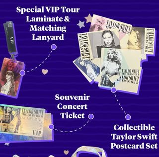 Taylor Swift VIP ticket souvenir 2024, Hobbies & Toys, Memorabilia ...