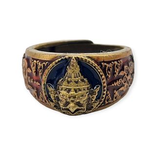 Rian Lp Pinak Roon Reak BE 2498 Wat Tha Koei 70% Thai Gold Casing ...