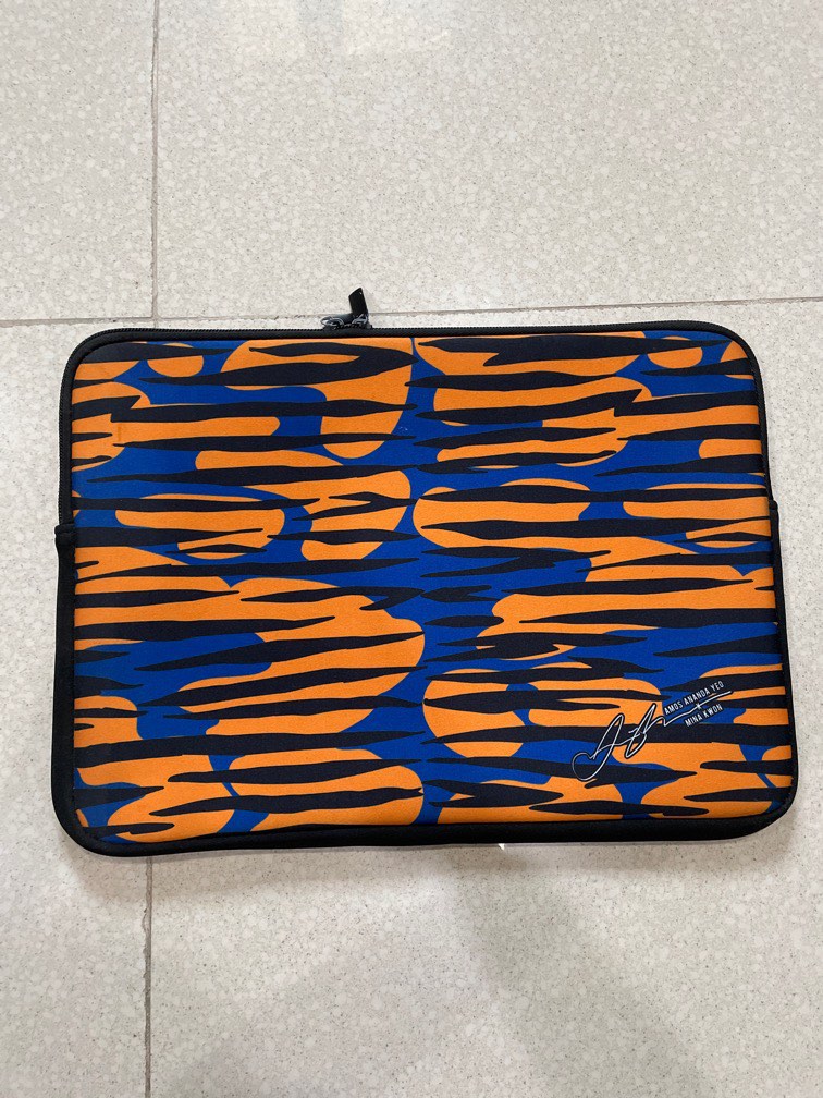 Tiger Stripes Amos Amanda Yeo x Mina Kwon Design Soft Laptop Sleeve ...