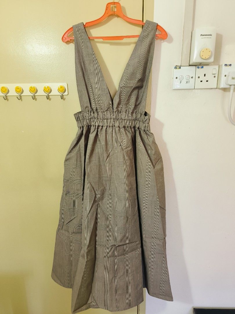 Vintage Pinafore, Women's Fashion, Dresses & Sets, Dresses on Carousell