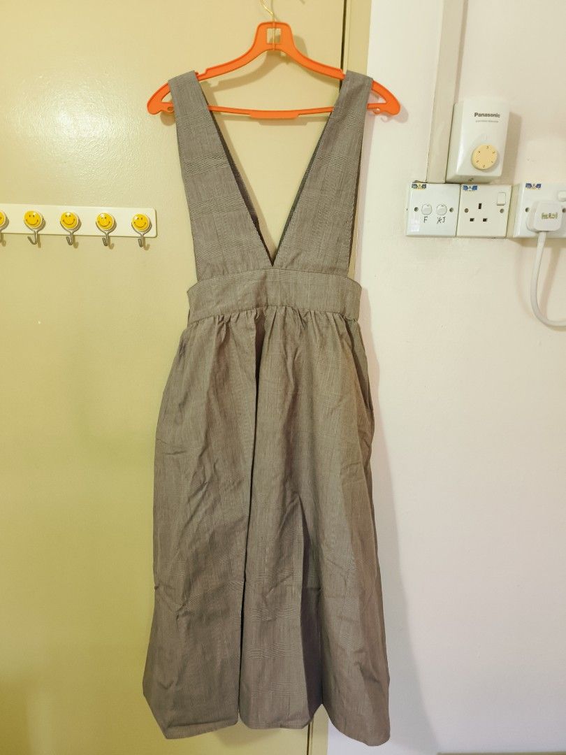 Vintage Pinafore, Women's Fashion, Dresses & Sets, Dresses on Carousell