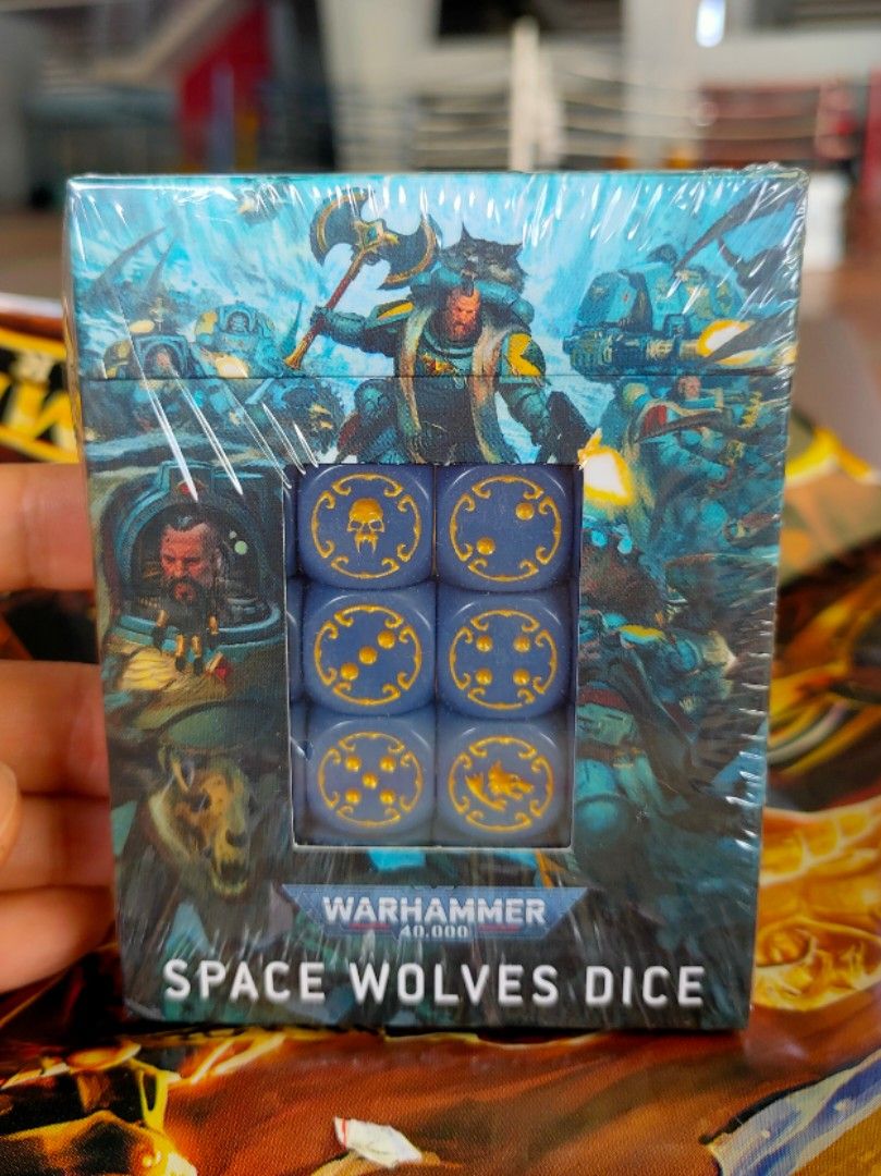 Warhammer 40K Space Marines Space Wolves Dice NEW, Hobbies & Toys, Toys ...