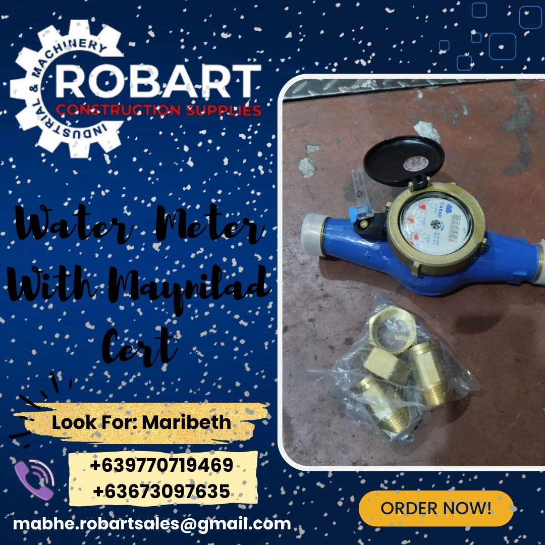 water meter with maynilad cert, Commercial & Industrial, Construction ...