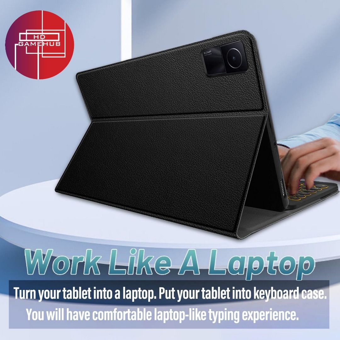 Xiaomi Redmi Pad Se Bluetooth Keyboard Case With LED Backlight LED ...
