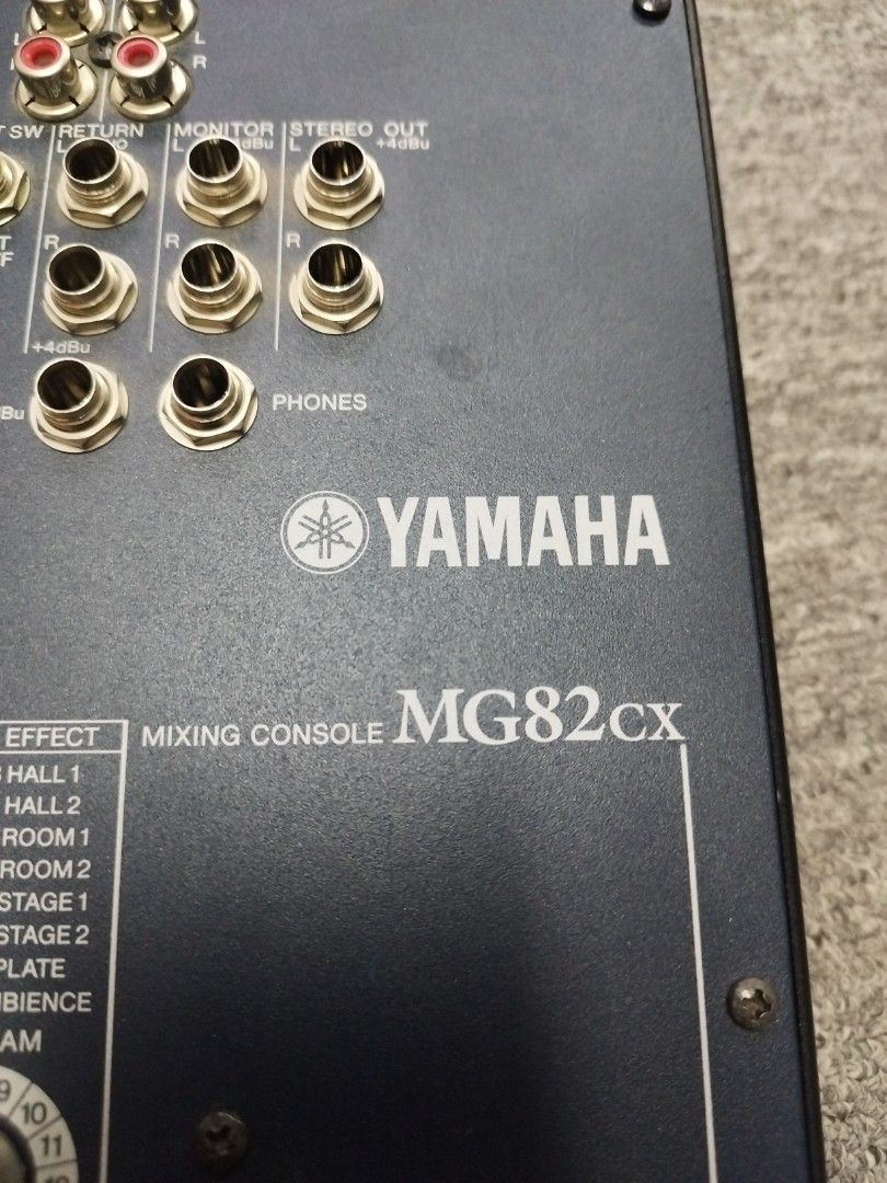 Yamaha MG82CX mixer, 音響器材, 其他音響配件及設備 - Carousell
