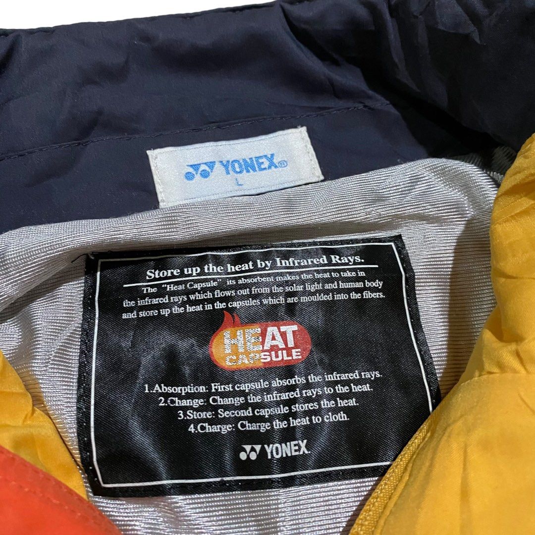 Yonex badminton heat capsule yellow jacket, Fesyen Pria, Pakaian , Baju ...