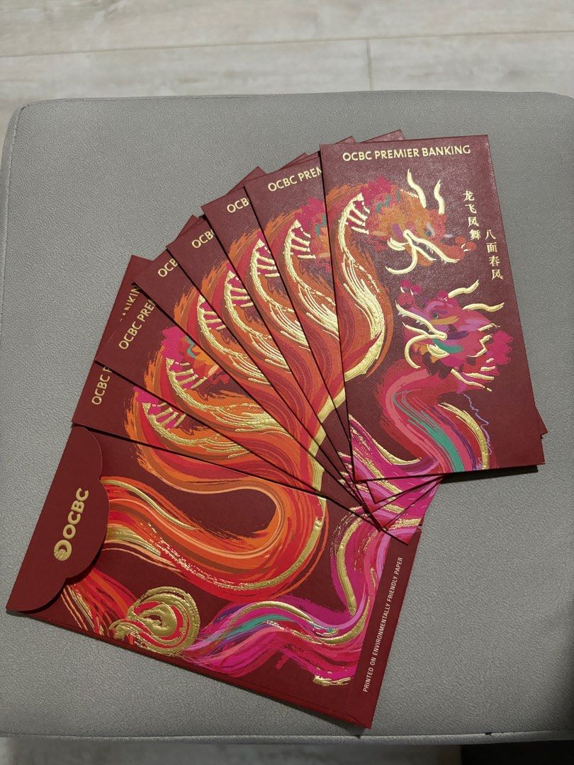 2024 OCBC Premier Banking Red packet, Hobbies & Toys, Memorabilia ...