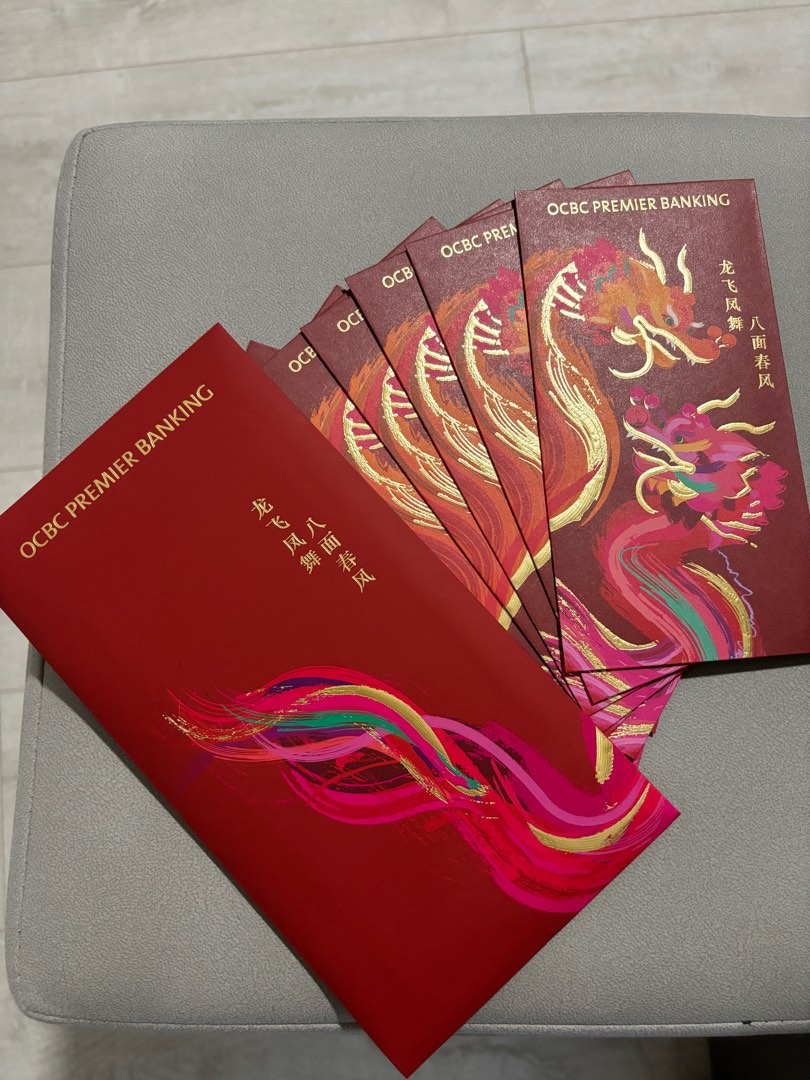 2024 OCBC Premier Banking Red packet, Hobbies & Toys, Memorabilia ...
