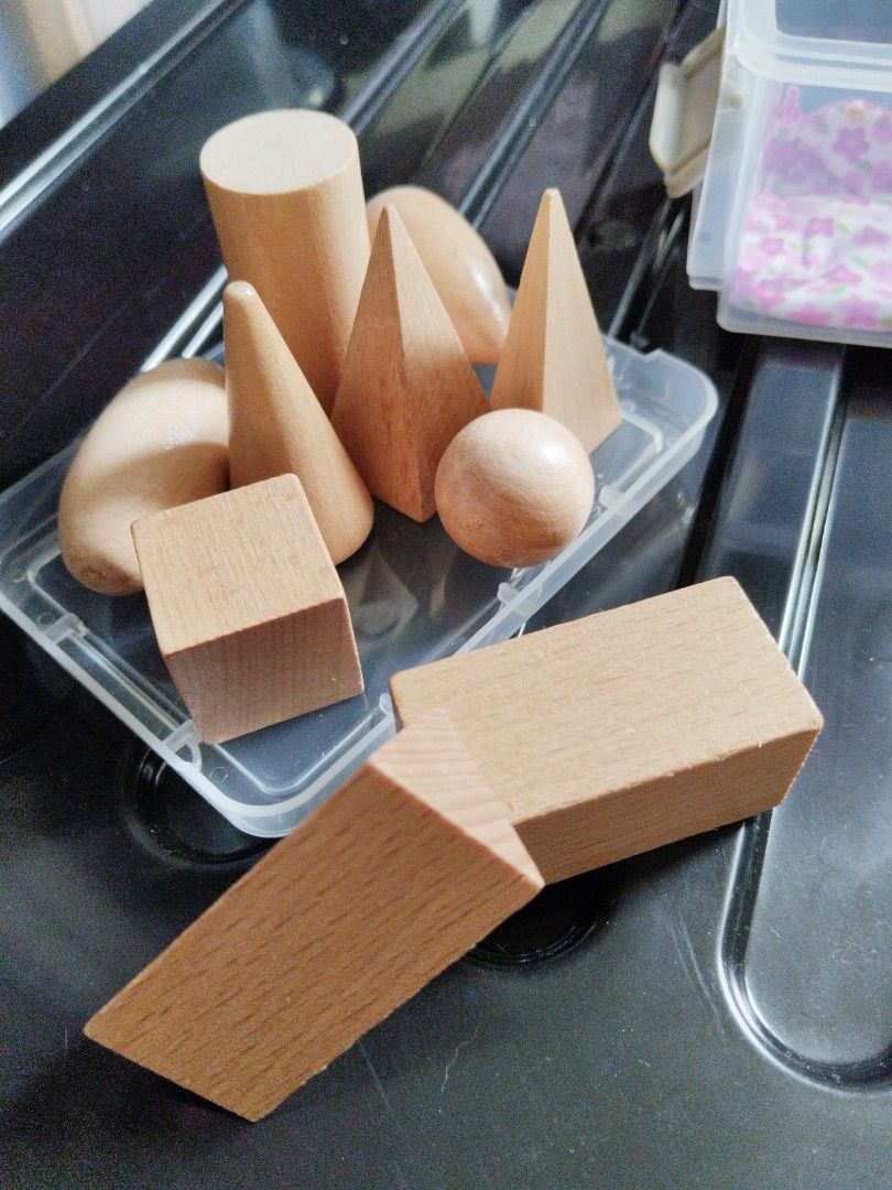 3d shapes for Montessori, Hobbies & Toys, Stationery & Craft ...