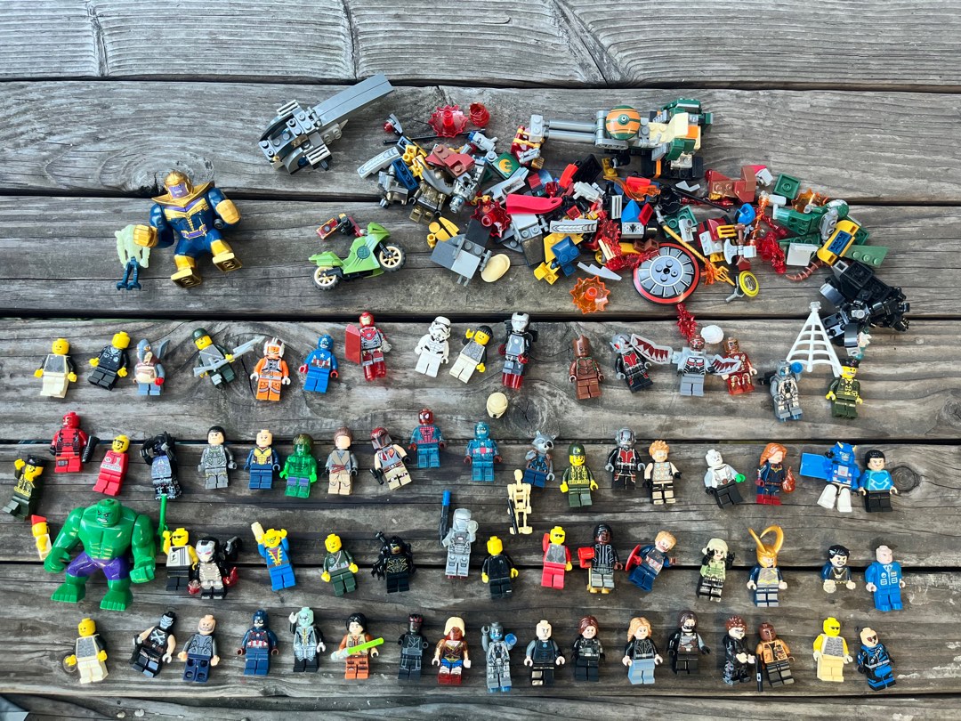 70 pieces knock off lego minifigures, Hobbies & Toys, Toys & Games on ...