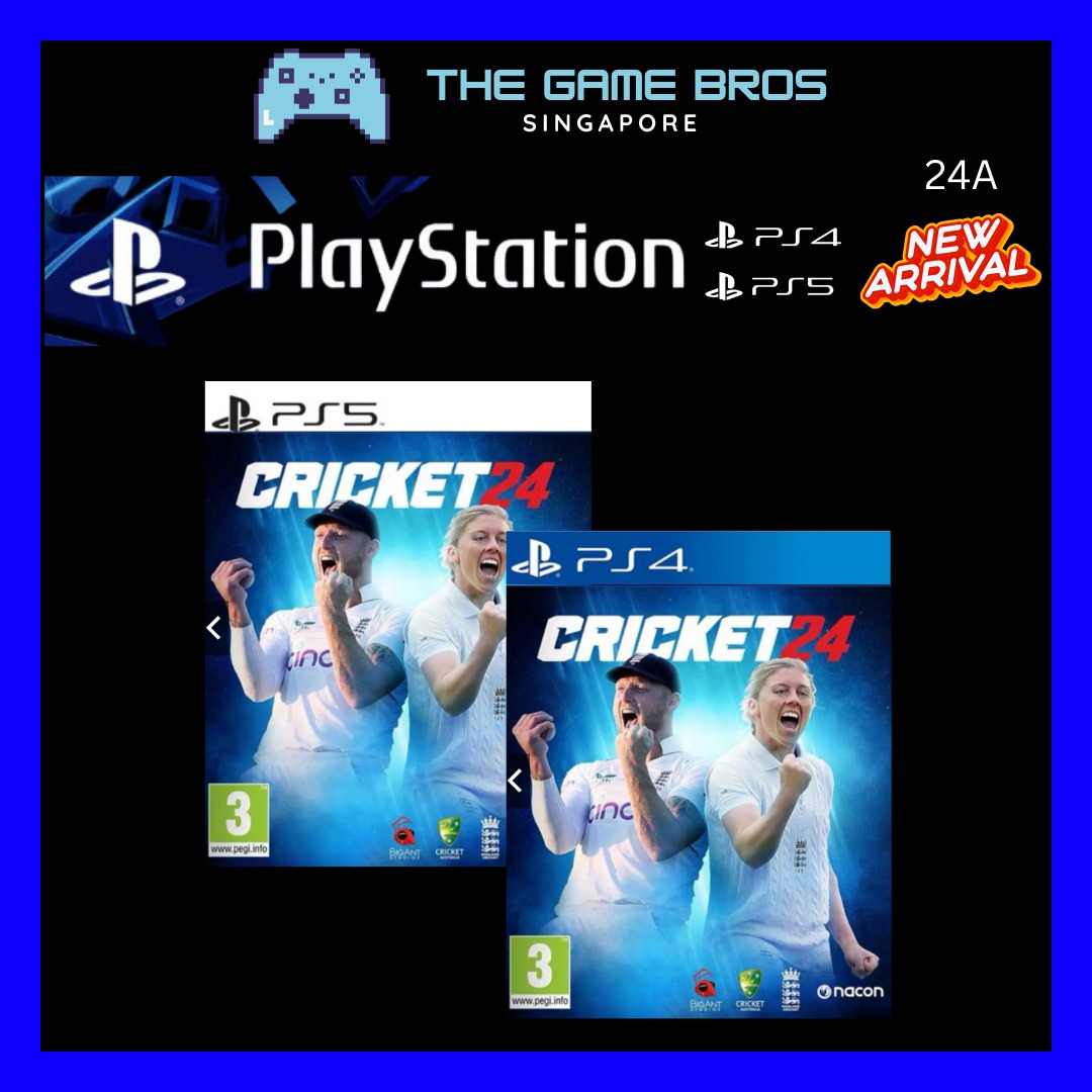 ⭐ Cricket 24 Cricket 2024 | PS4 PS5 Playstation Digital Download Games ⭐, Video Gaming, Video ...