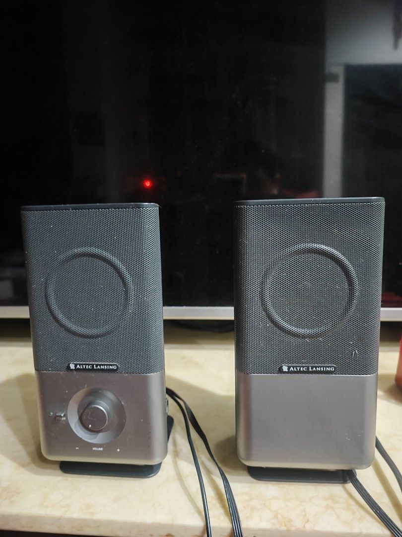 美國ALTEC LANSING 220 奧特蘭星 多媒體喇叭 二手商品, 電腦及科技產品, 電腦周邊產品, 電腦周邊產品在旋轉拍賣
