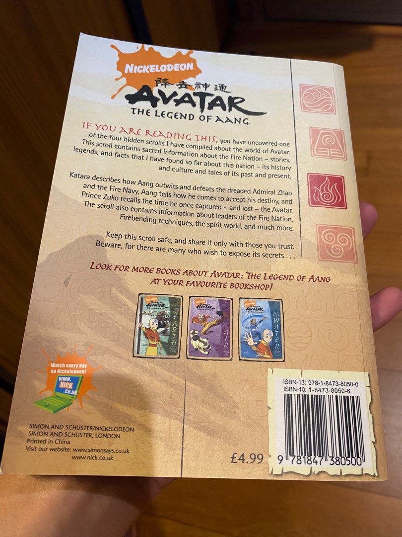 Avatar The Legend of Ang (The Lost Scrolls), Hobbies & Toys, Books ...